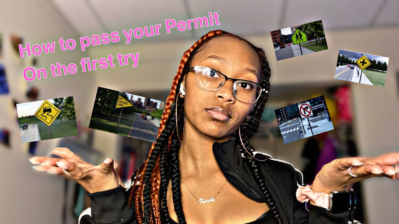 HOW TO PAST YOUR PERMIT TEST ON THE FIRST TRY|Actual questions,tips ...