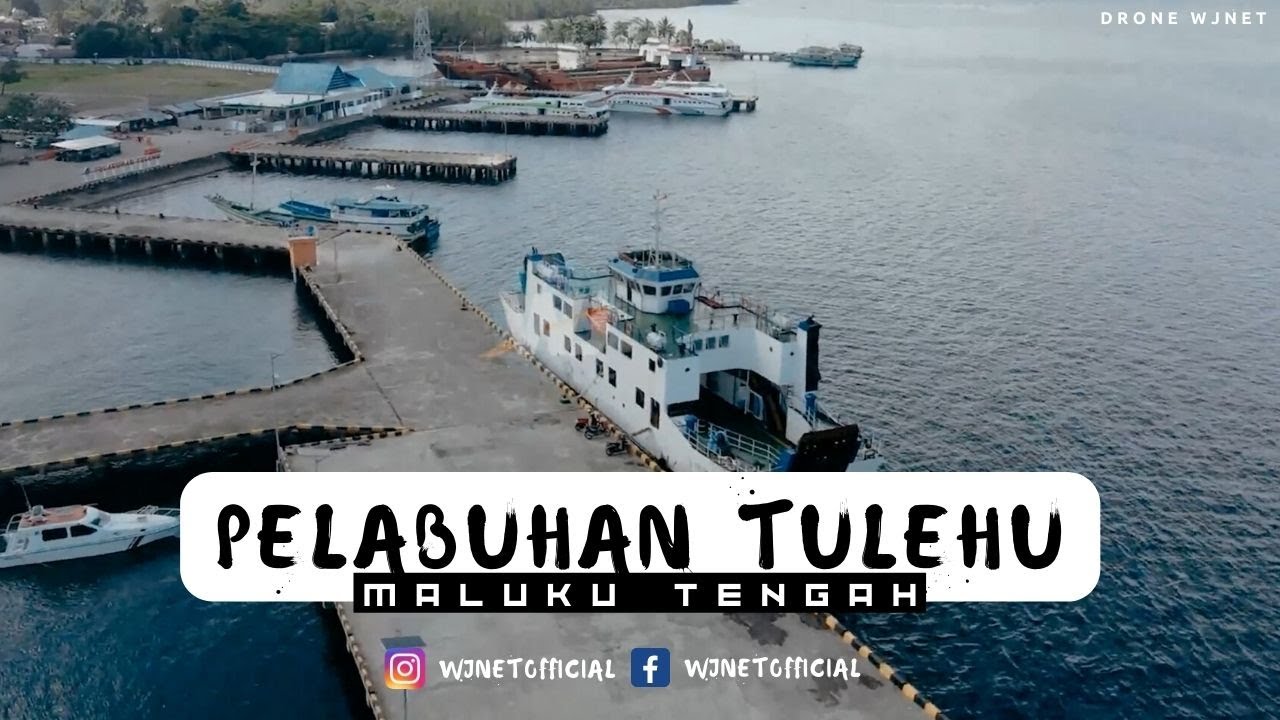 WUJUD ASLI PELABUHAN TULEHU VIDEO DRONE KOTA AMBON - YouTube