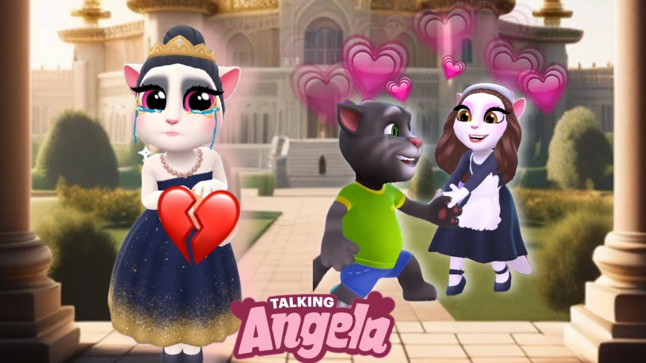 Princess Angela 👑 sad and Her Tom with the Maid 💃🏻💝 I New Update game 🎯 ...
