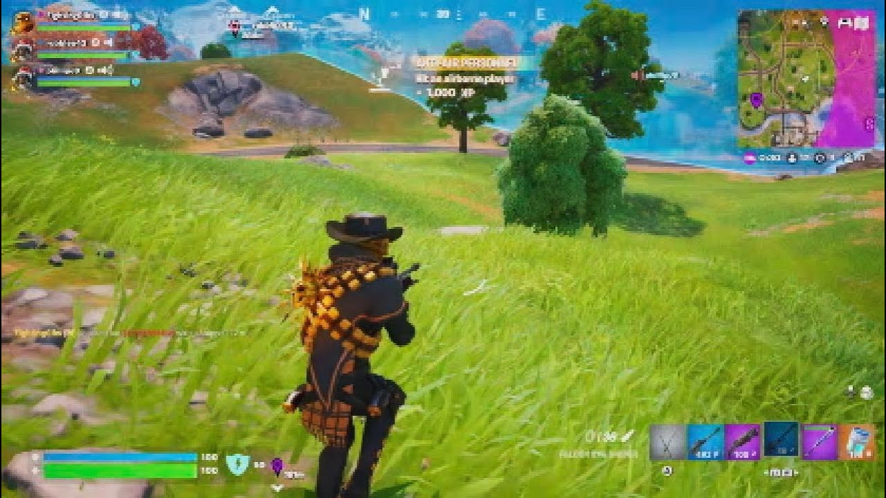 Fortnite shiping somabody out of the sky - YouTube