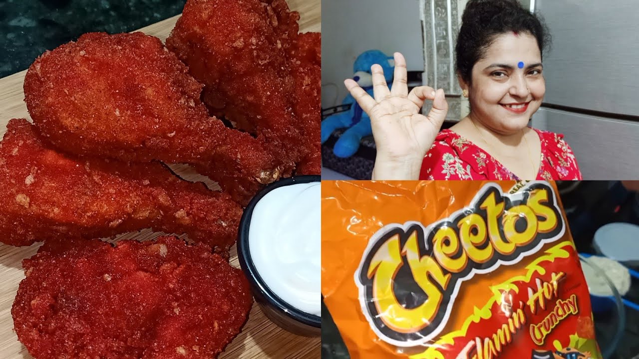 Hot Cheetos Fried Chicken Recipe | Fried Chicken Recipe | Easy Chicken ...