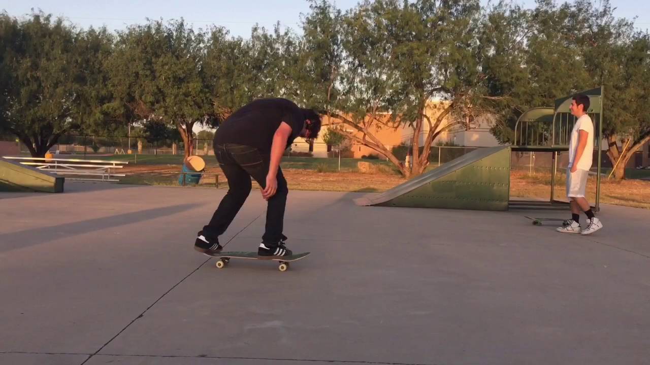 POP SHUV IT LATE FLIP! - YouTube