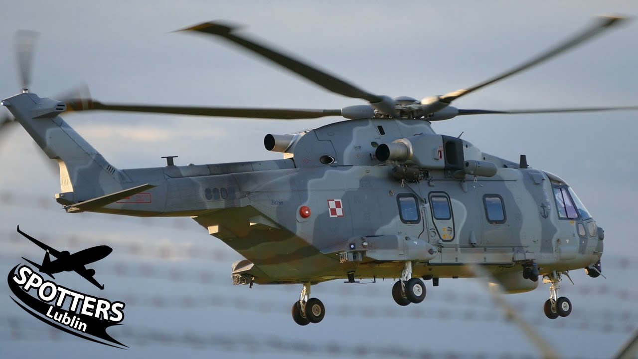 Pierwszy polski AW101 dotarł do Świdnika! - YouTube