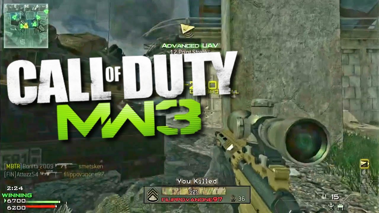 Call of Duty MW3 (2011) - PS3 Multiplayer Gameplay in 2024 #12 - YouTube