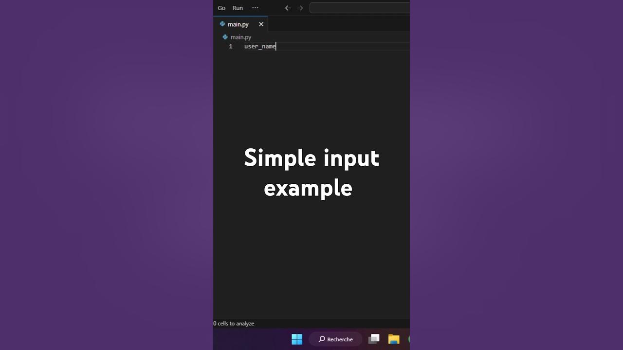 Simple Input Example Pythoncode Learnpython Coding Programming