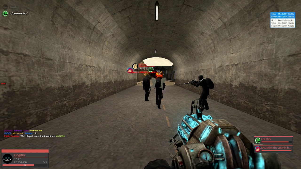 Gmod X-ray DarkRP unfair admin warn. - YouTube