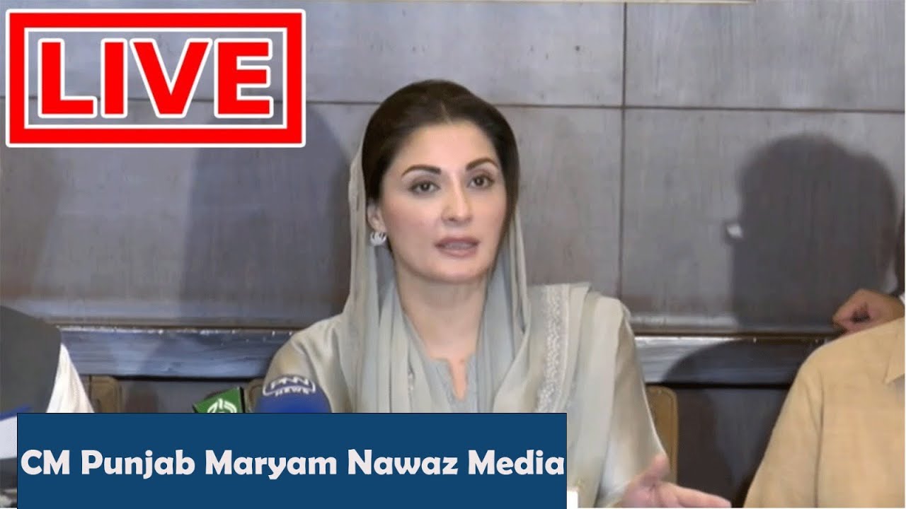 Live : CM Punjab Maryam Nawaz Sharif's Blasting Media Talk In Lahore ...