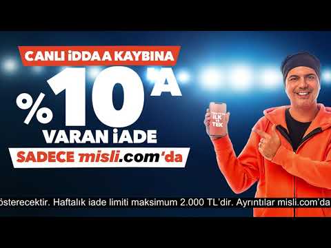 Canlı Bahis Kaybına %10’a Varan İade Sadece misli.com’da!