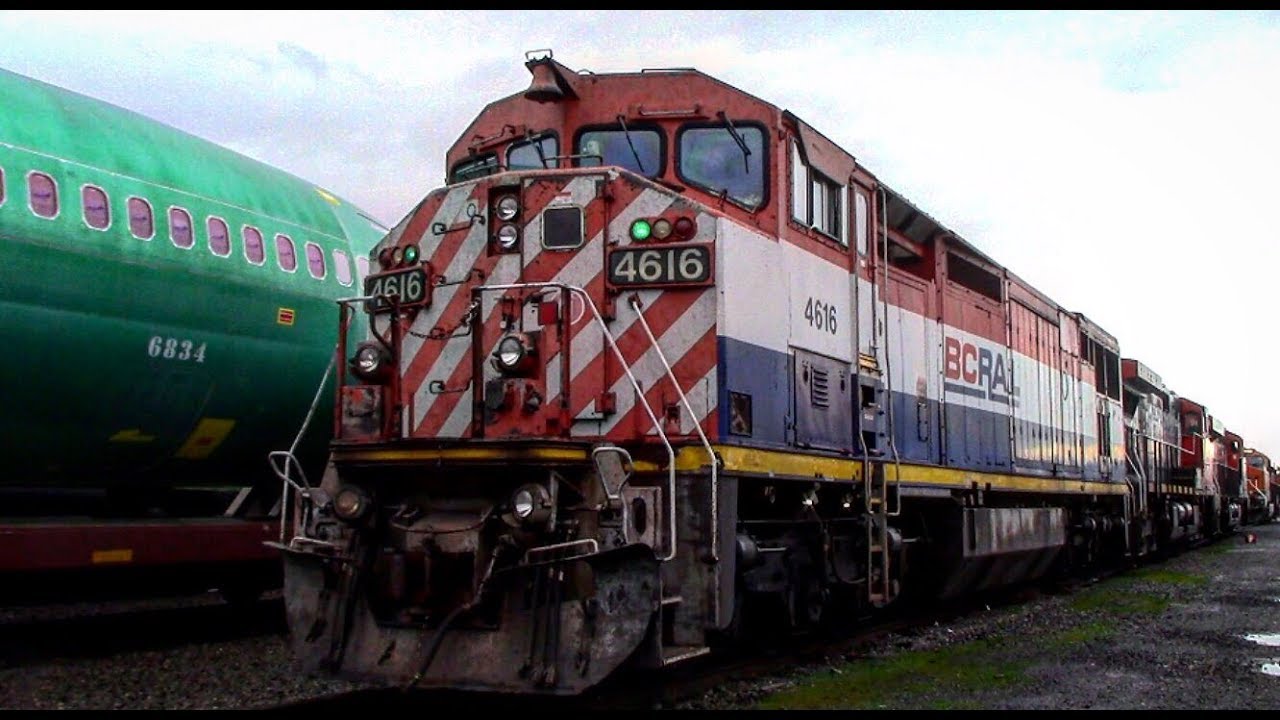 BC Rail and Balmer Yard switching at Interbay - Seattle, WA - YouTube