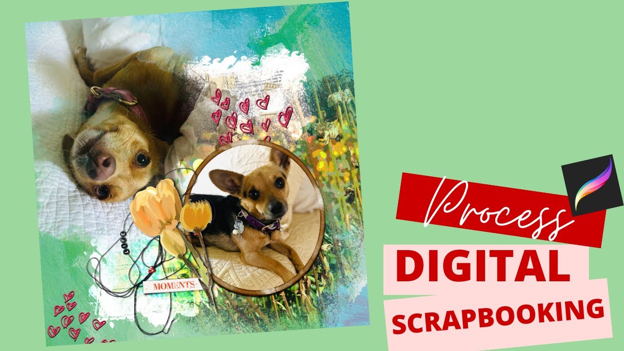 Digital Scrapbooking in Procreate with Procreate - YouTube