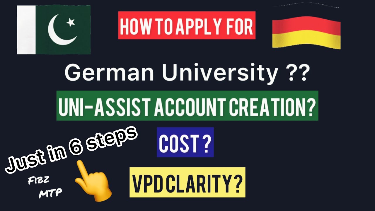 How to apply German university through uni-assist|uni-assist Account ...