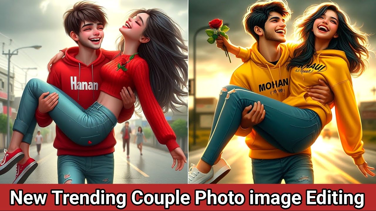 Trending Couple Photo Editing💗 bing image creator love couple | bing ...