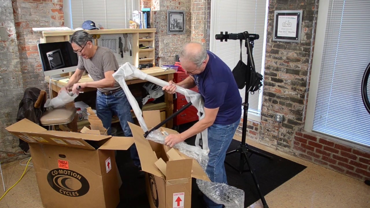 Wright Cycle Project: Unboxing the Van Cleve - YouTube