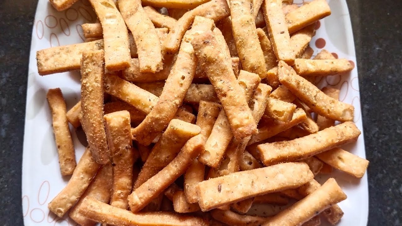 Crispy Tasty Namkeen Sticks | Chatpata Evening Snacks 😋😋 - YouTube