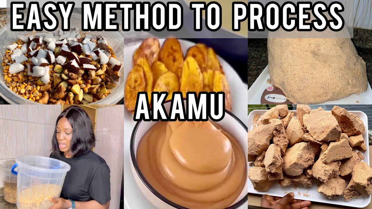Easy Method To Process Akamu (Weight Gain Baby Food) from Scratch ...