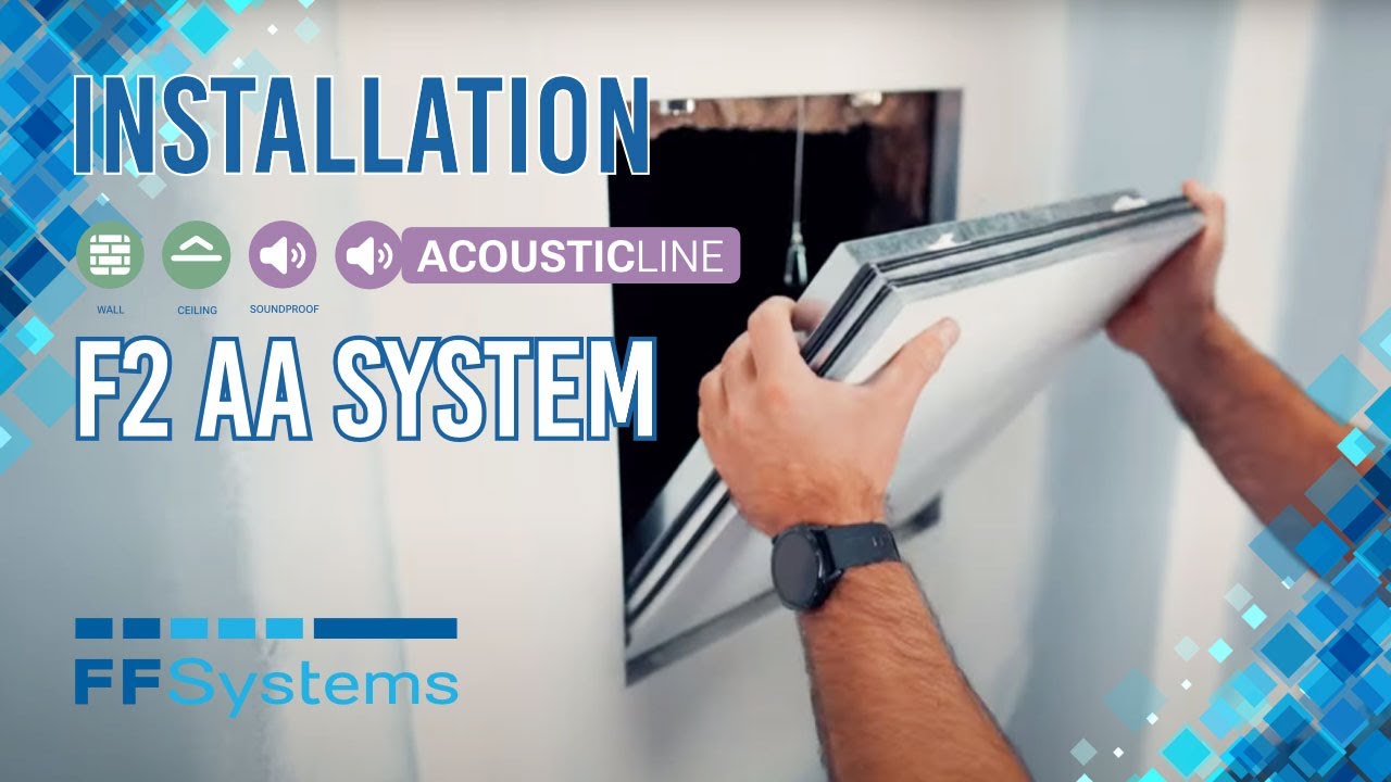 FF Systems System F2 AA Revisionsklappe Akustik-Line | Montage - YouTube