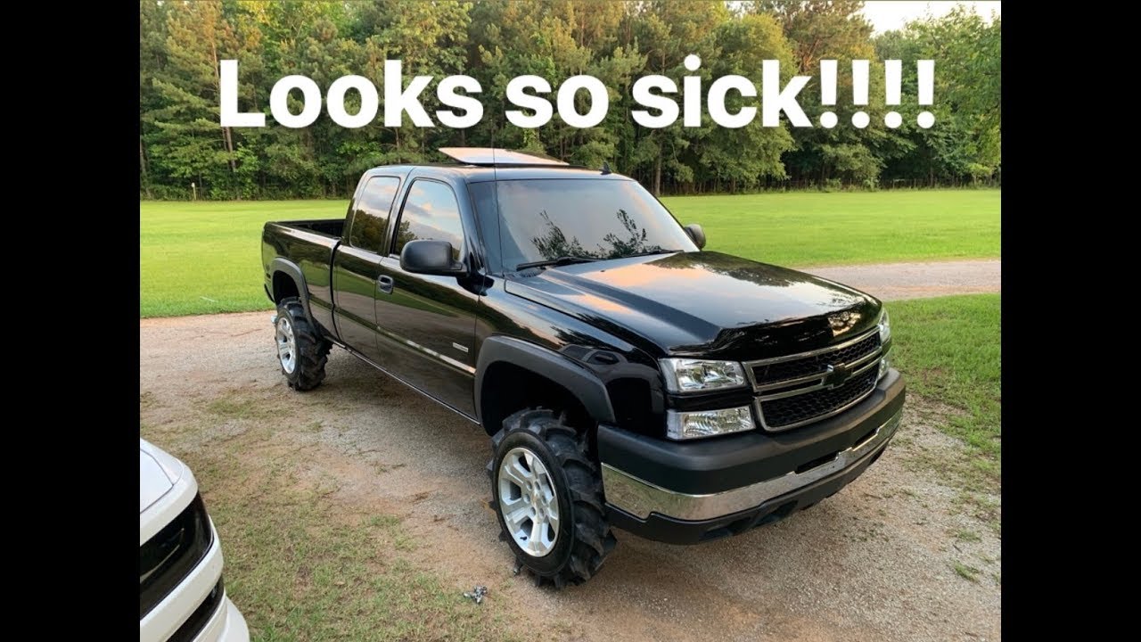 Chevy Trucks On Tractor Tires CAN HE DO IT IN 2WD?? CHEVY MUD TRUCK On