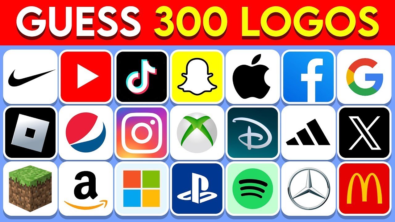 Guess the Logo in 3 Seconds | 300 Famous Logos | Can You Get Them All Right? 🧐🔥 | Logo Quiz 2025 ...