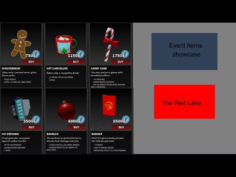 Roblox SCP Red Lake Event Items Showcase - YouTube
