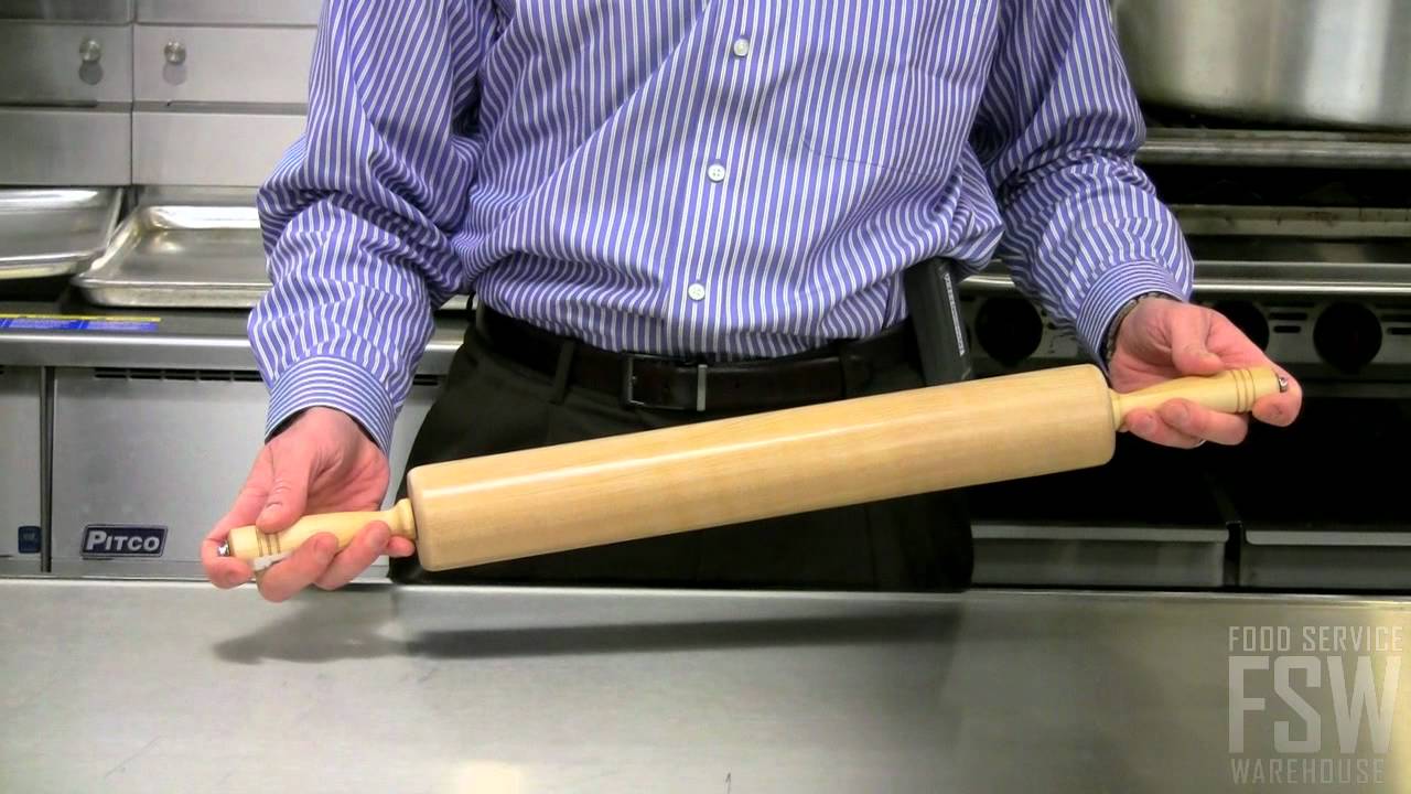 American Metalcraft (WRPC5718) - 18" Wood Rolling Pin at Food Service ...