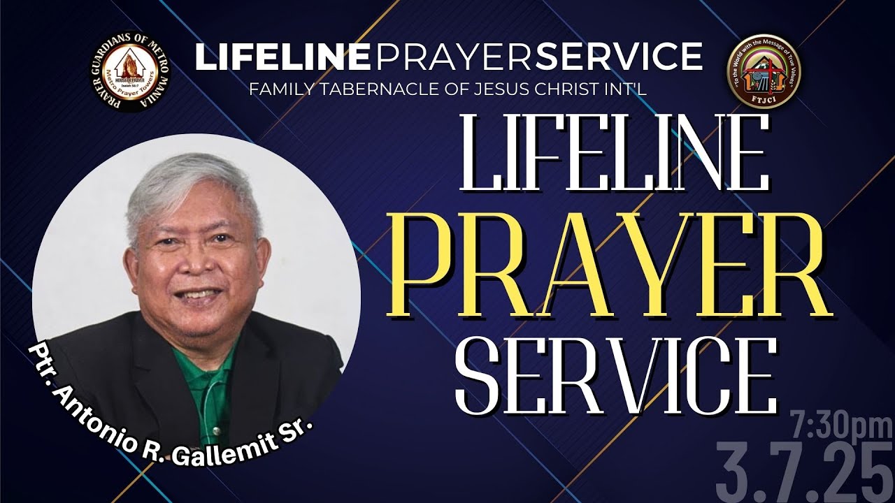 Lifeline Prayer Service | March 7, 2025 - YouTube