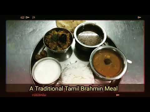 A Traditional Tamil Brahmin Meal - Harry Bhojanam Kumbakonam - தமிழ் ...