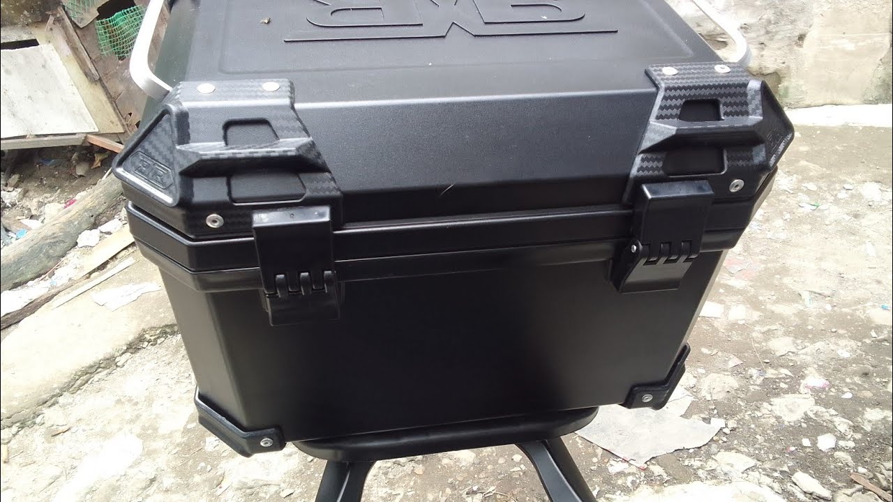 paano mag kabit ng top box sa mio gear - YouTube