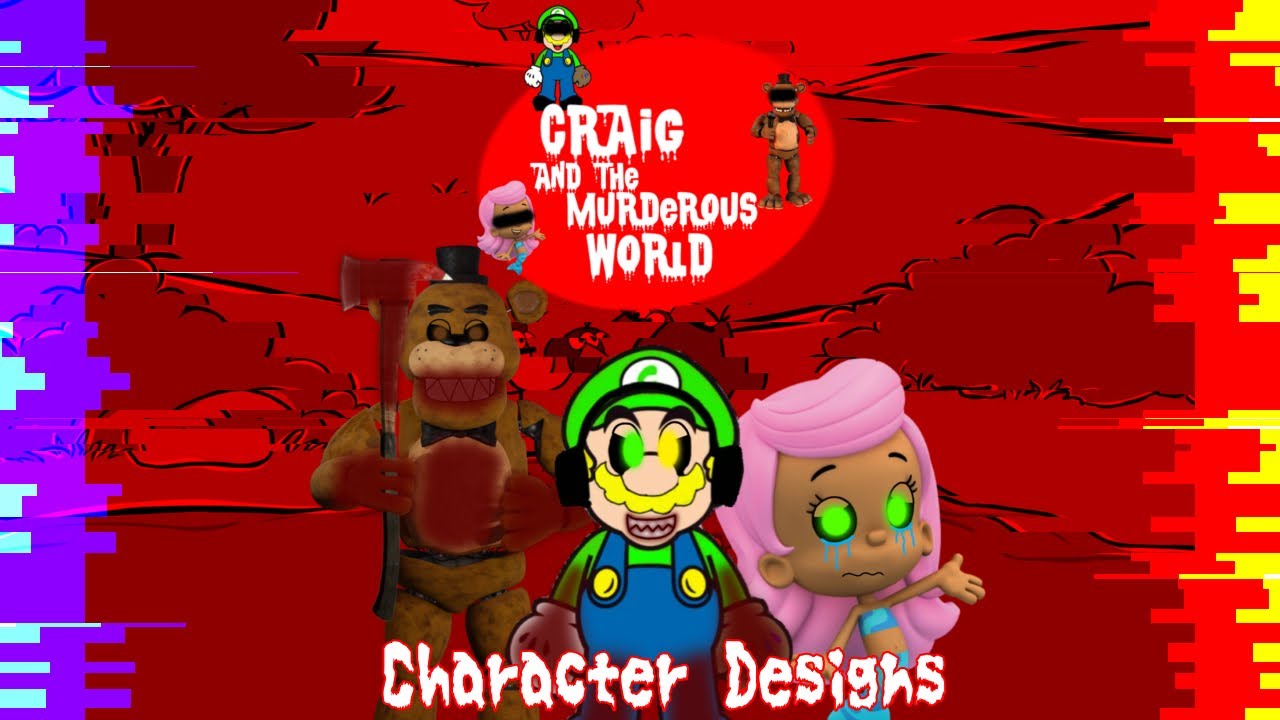 Craig And The Murderous World Character Designs - YouTube