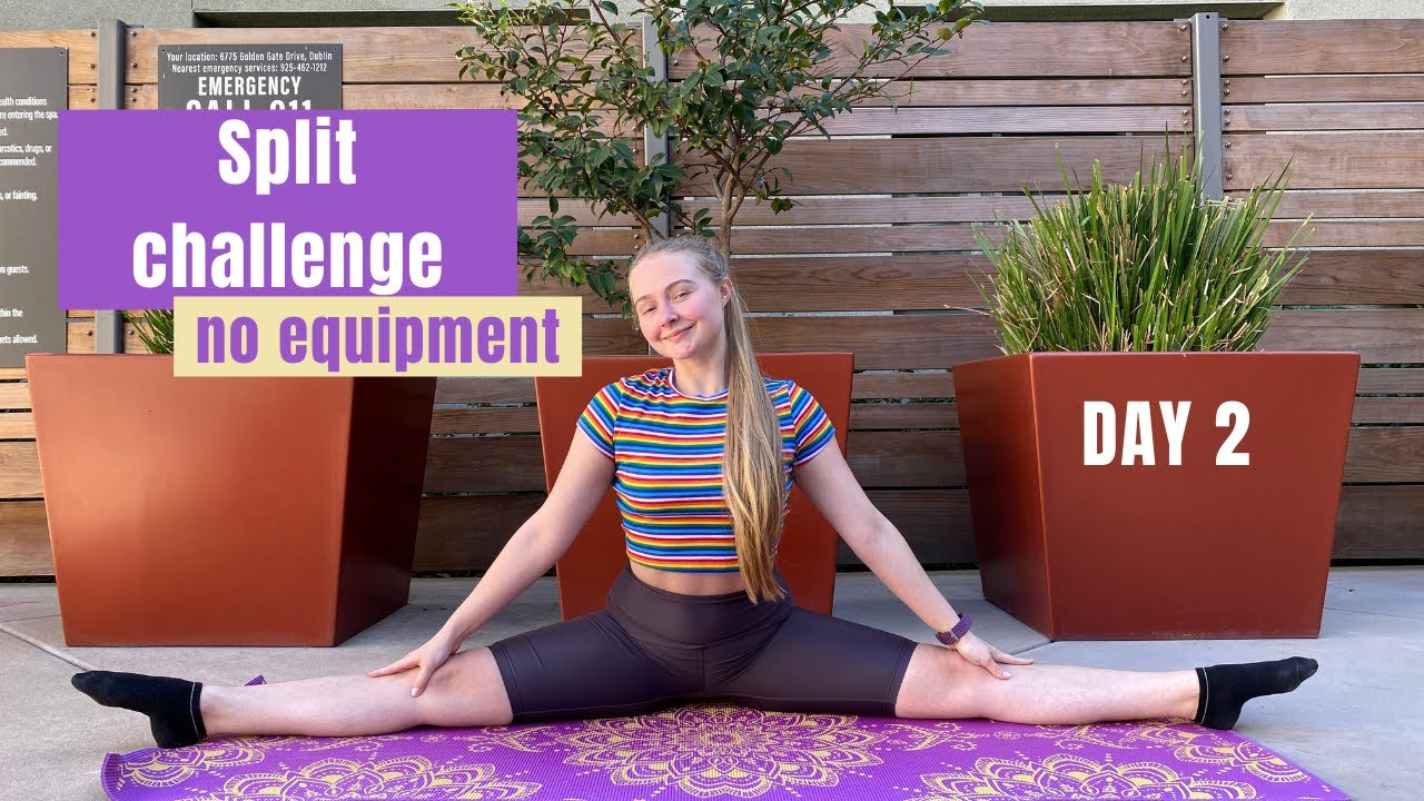 Split challenge DAY 2 | Middle split workout - YouTube