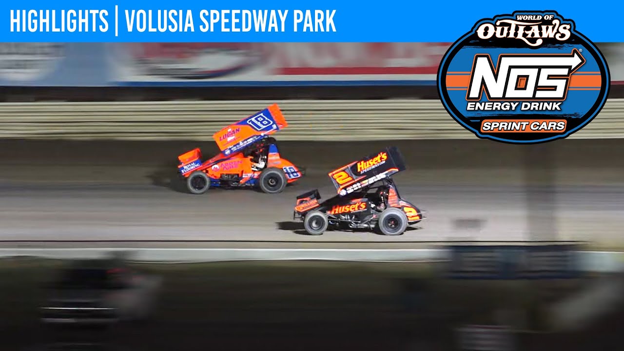 World of Outlaws NOS Energy Drink Sprint Cars | Volusia Speedway Park ...