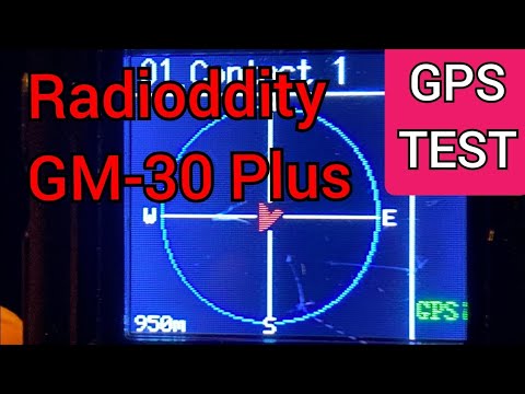Radioddity GM-30 Plus GPS Test - YouTube