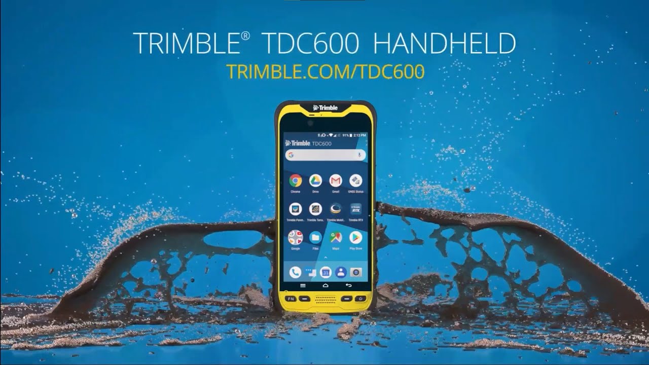 AXIS - Trimble TDC600 Handheld - YouTube