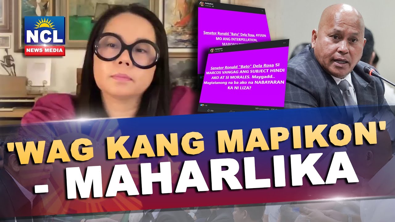 'Wag kang mapikon' – Maharika kay Sen. Bato Dela Rosa - YouTube
