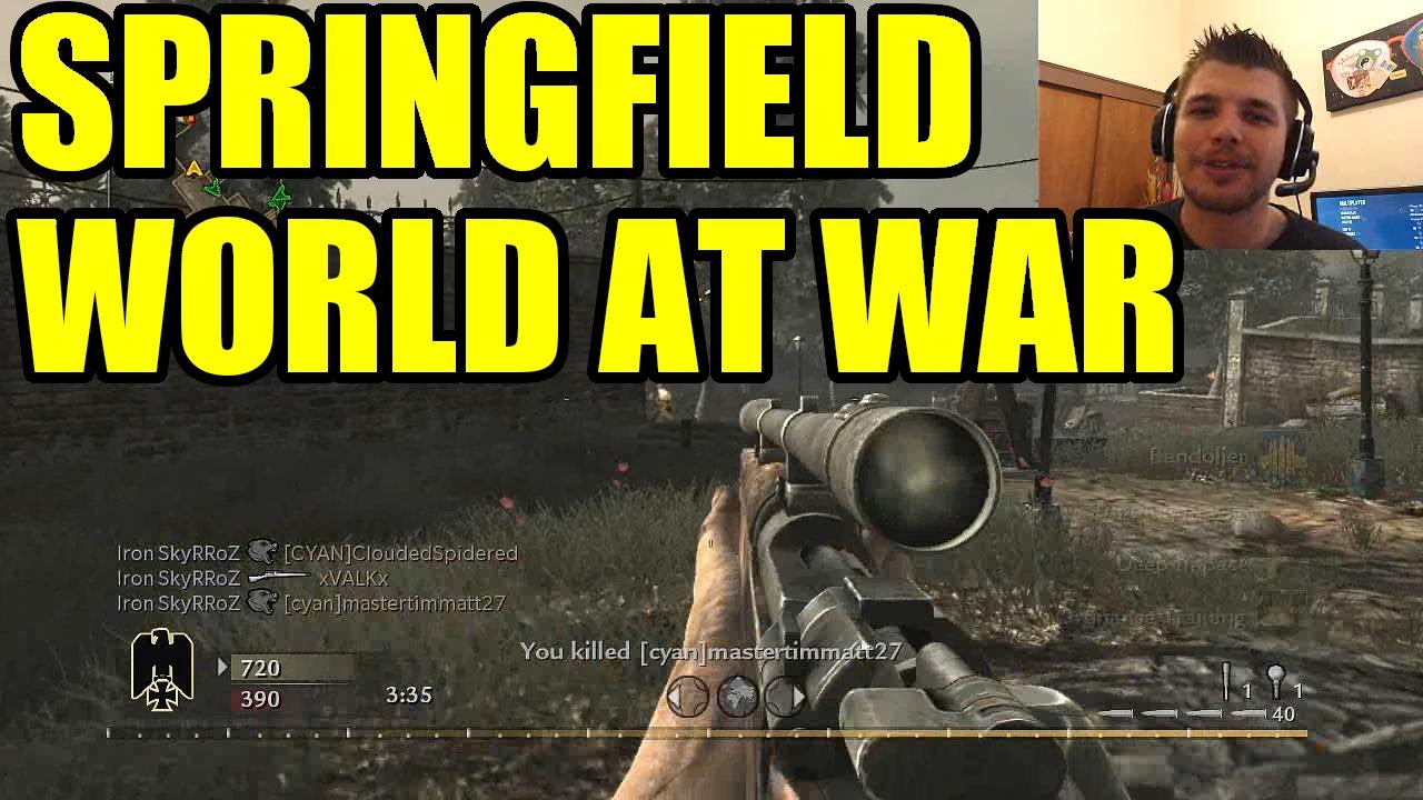 COD Nostalgie #2 | COD5 (W@W) au sniper springfield Gameplay | Iron ...