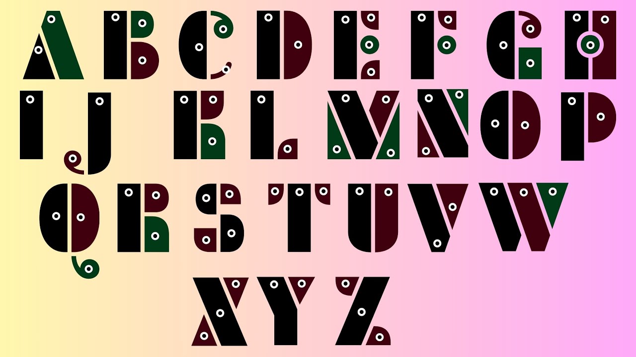 Alphabet Song for Kids | Learning ABCs with Circles, Triangles, and ...