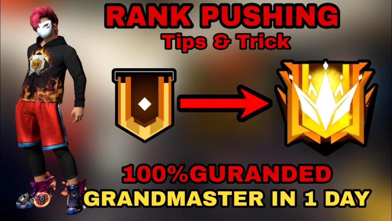 RANK PUSHING TIPS & TRICK 100% GUARANTED HEROIC IN 1DAY - YouTube