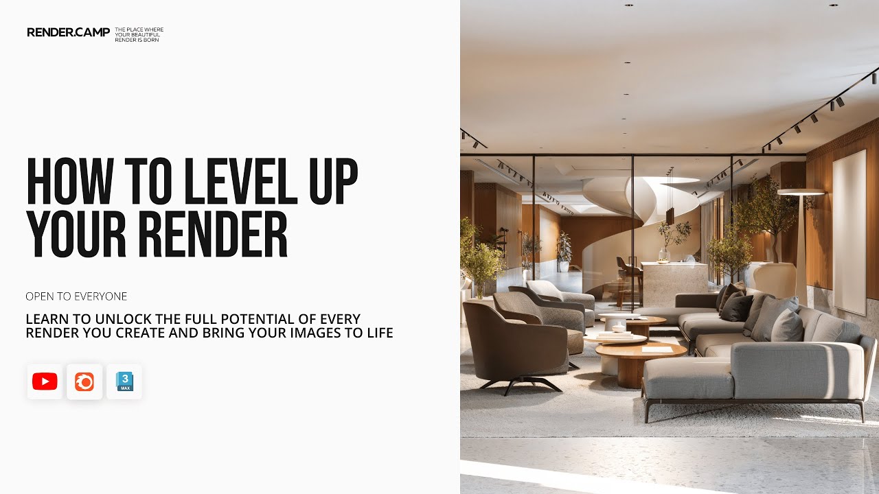 HOW TO LEVEL UP YOUR RENDER | Taking a scene from real project and ...
