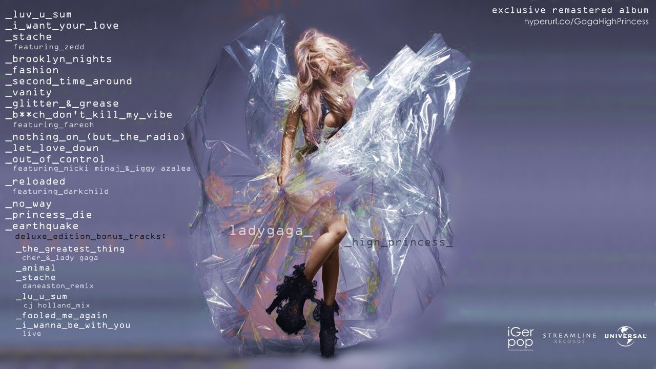 Lady Gaga - High Princess (Album Sampler) - YouTube