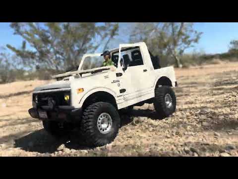 Wpl Suzuki Jimny full throttle trail run.#rccrawl #wpl #suzukijimny - YouTube