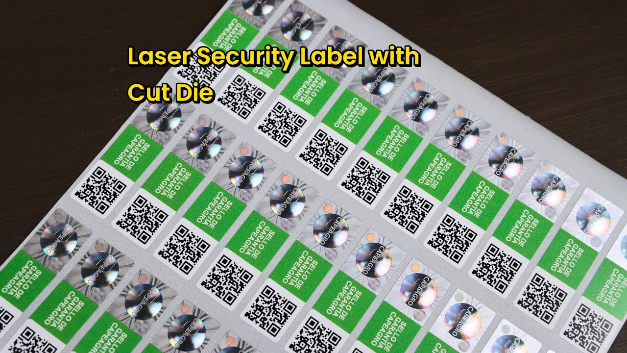 Laser Security Label with Die-Cut – Enhanced Anti-Counterfeit ...