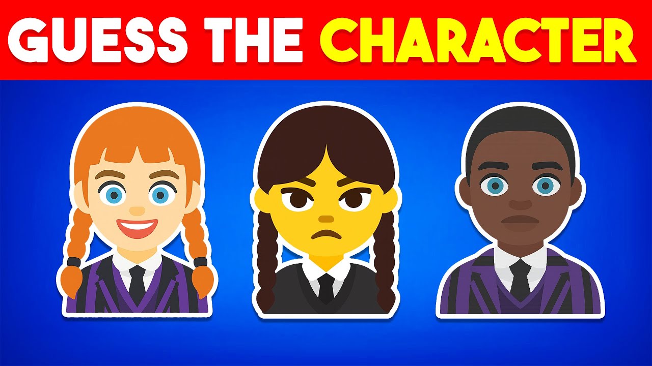 Can You Guess the Wednesday Characters by Emoji? 🕸️ Wednesday Season 2 ...