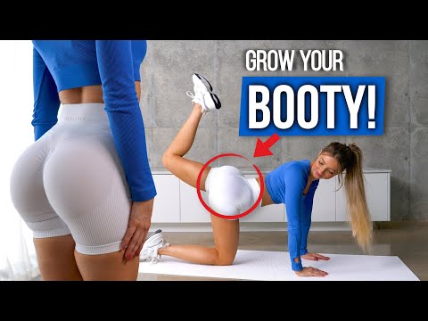 14 MIN Butt Workout to GROW EVERY PART OF YOUR BOOTY - Glute Max, Med & Min! No Equipment Pilates