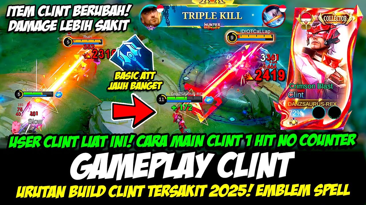 CLINT MM META 2025 + CARA PRO MAIN CLINT TERBARU BUILD CLINT TERSAKIT ...