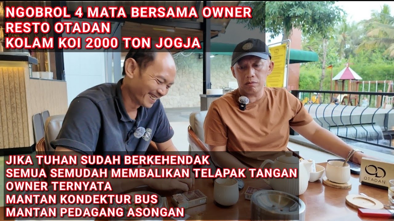 KESEMPATAN YG BAIK BISA NGOBROL BERSAMA OWNER KOLAM KOI 2000 TON ...