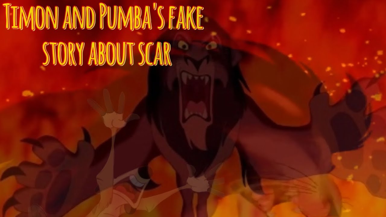Timon and Pumba's fake story about scar [SPD] - YouTube