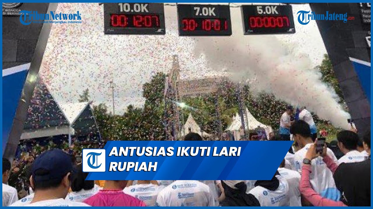 Ribuan Pelari Antusias Ikuti Rupiah Borobudur Playon: Run for Charity ...