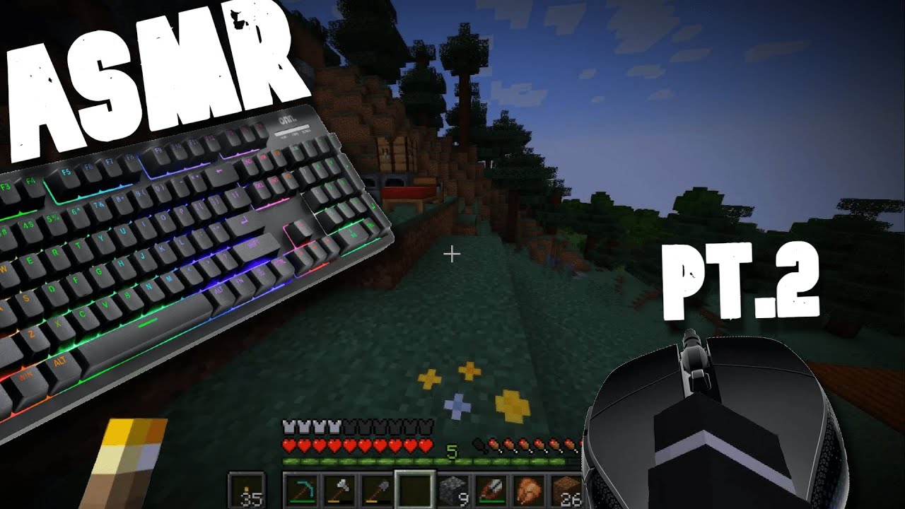 Minecraft ASMR * Cozy clicky keyboard * - YouTube
