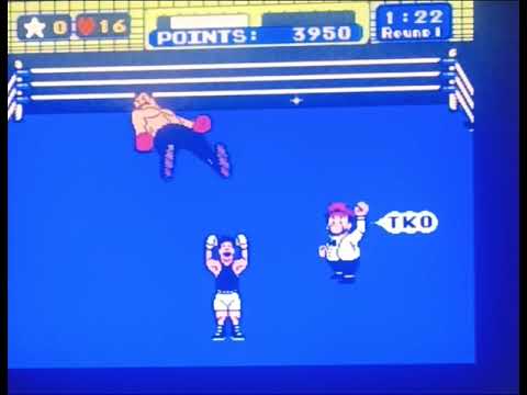 NES Mike Tyson's Punch-Out Minor Circuit Gameplay vs Glass Joe, Von ...