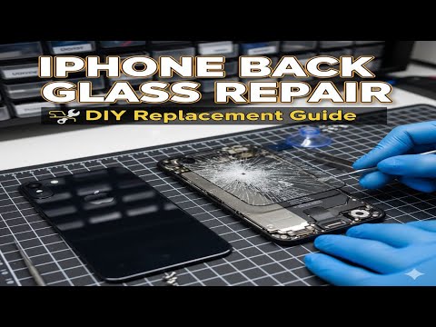 Fixing a Cracked iPhone Back Panel at Home! (Full Tutorial)# ...