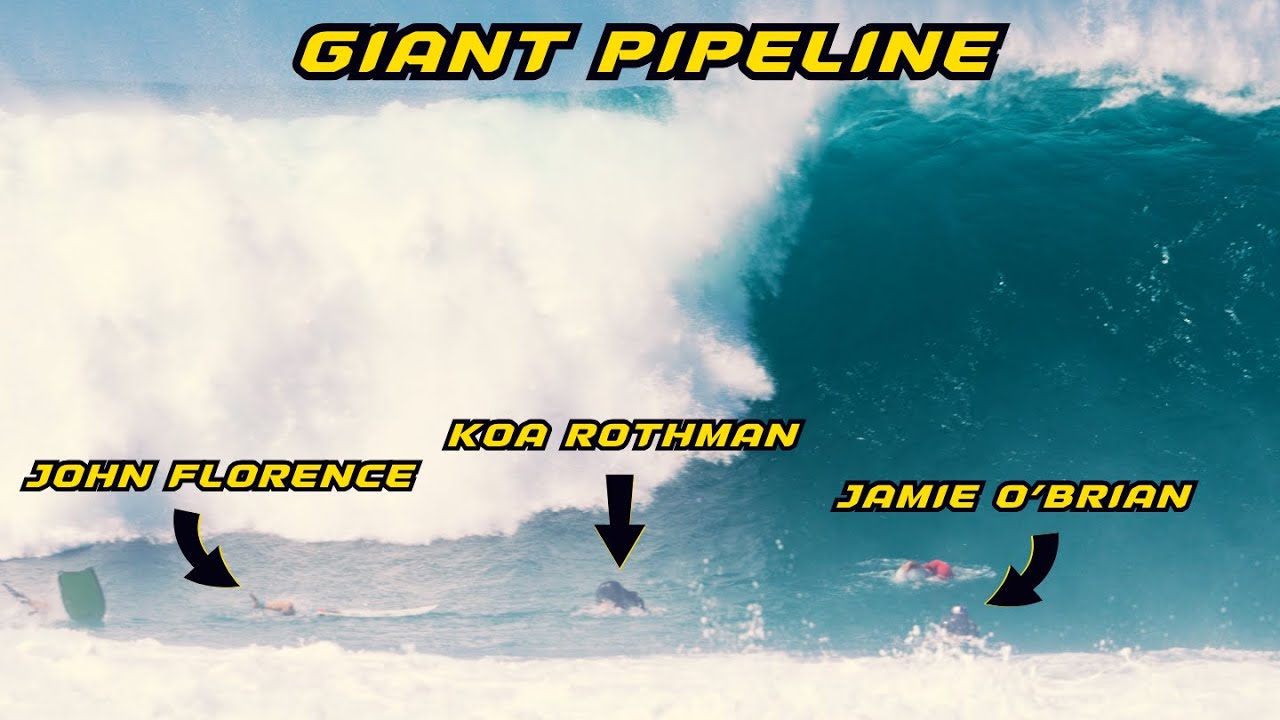 WHAT ITS LIKE SURFING GIANT PIPELINE | GETTING CAUGHT INSIDE ALL DAY ...